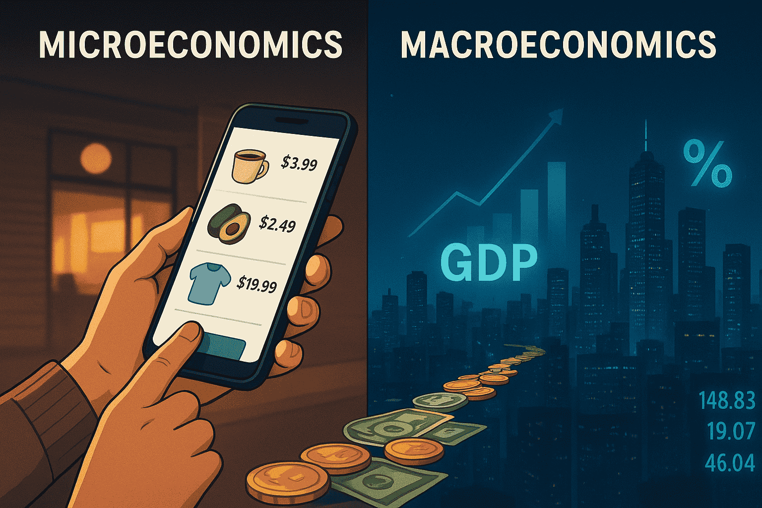 Microeconomics vs. Macroeconomics: Key Differences & Examples